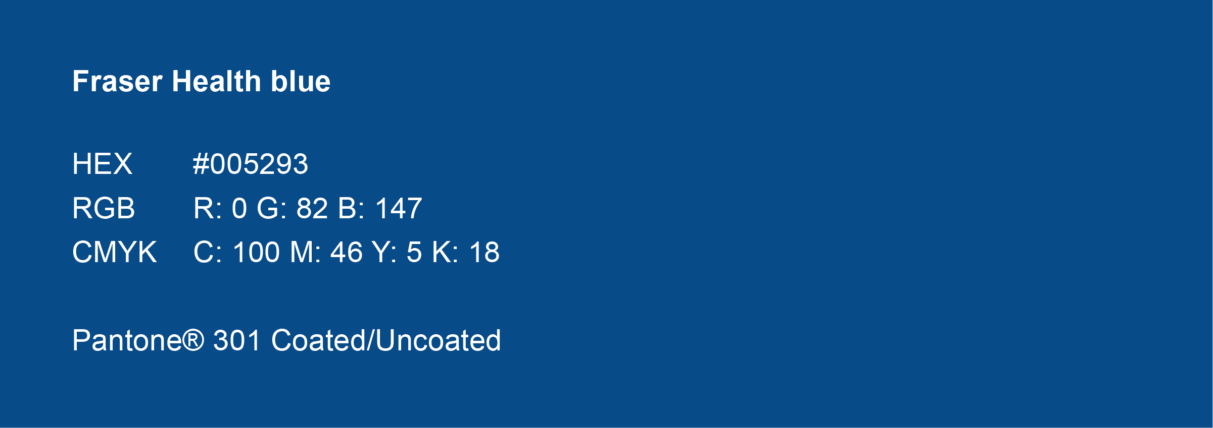 Colour - Fraser Health Authority