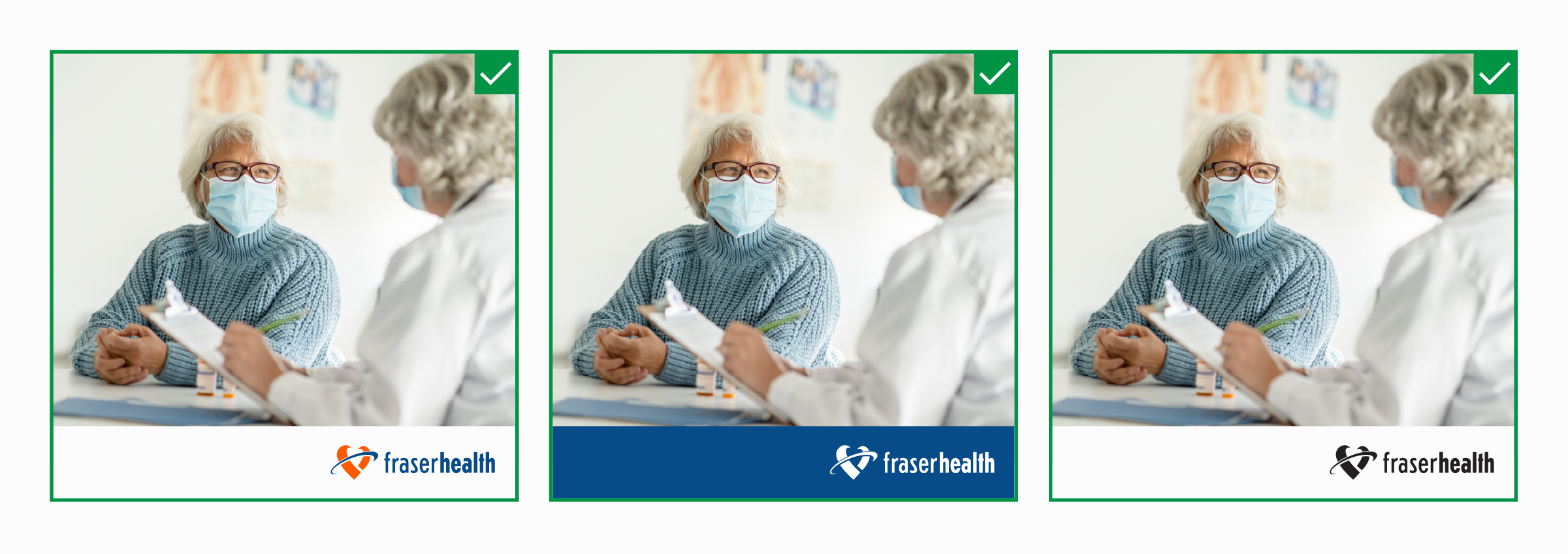 Logo use with photo and video - Fraser Health Authority