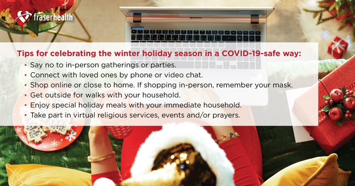 COVID-19 Winter Holiday Guide - Fraser Health Authority