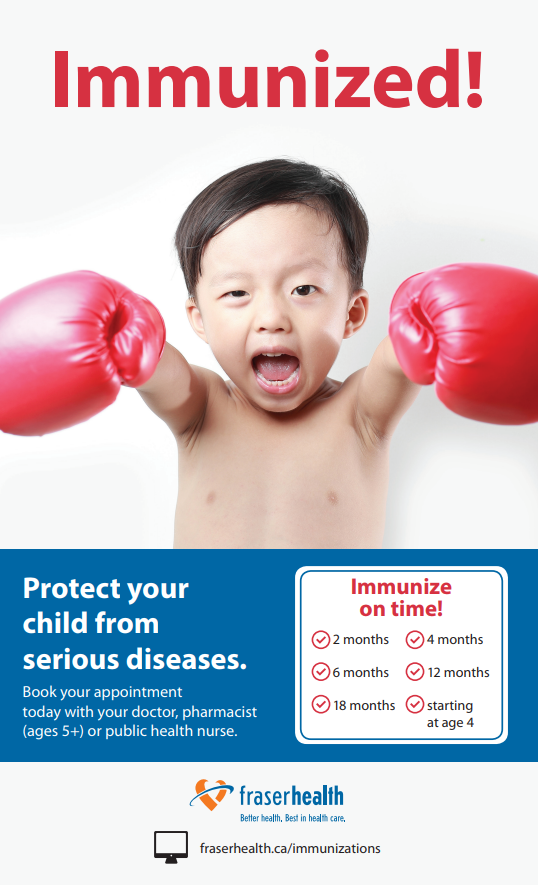 Promote our web resource fraserhealth.ca/immunizations - Fraser Health ...